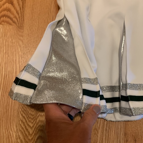 Varsity | Skirts | Varsity Spirit Nwt White Pleated Cheer Skirt Waist ...
